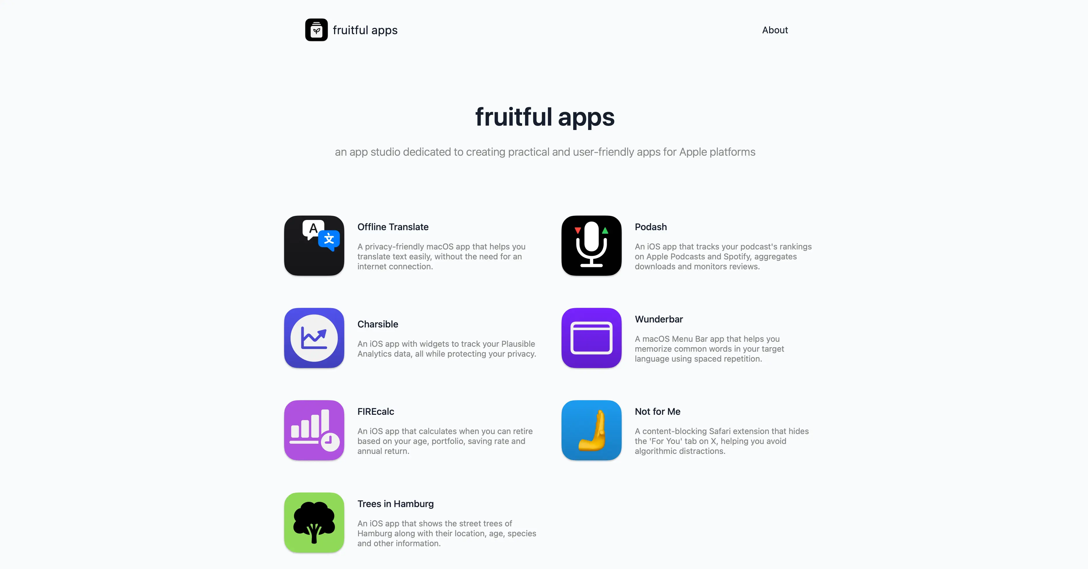 home - fruitful apps